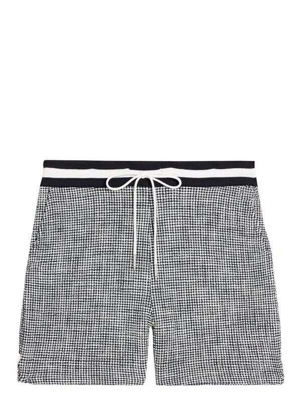 Thom Browne Cotton-blend Tweed Shorts - Midnight Blue