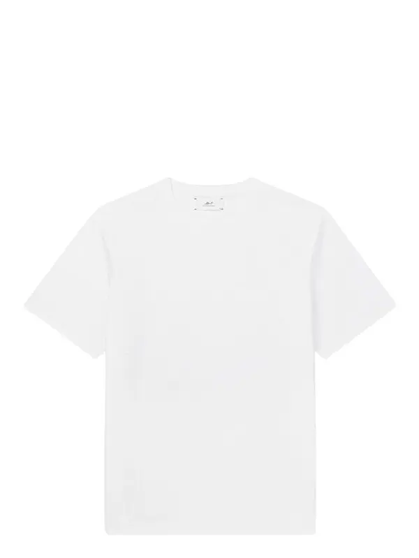 Mr P. Organic Cotton-jersey T-shirt - White