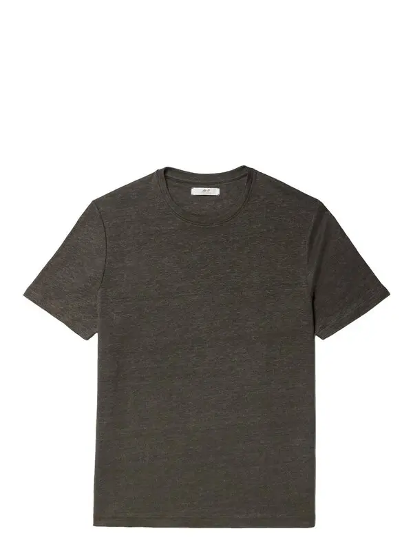 Mr P. Linen T-shirt - Green