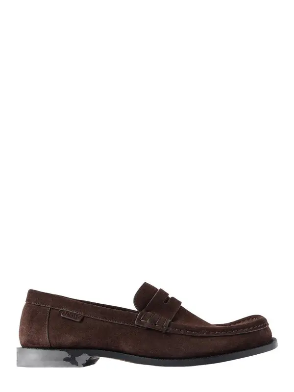 Loewe Campo Suede Loafers - Brown