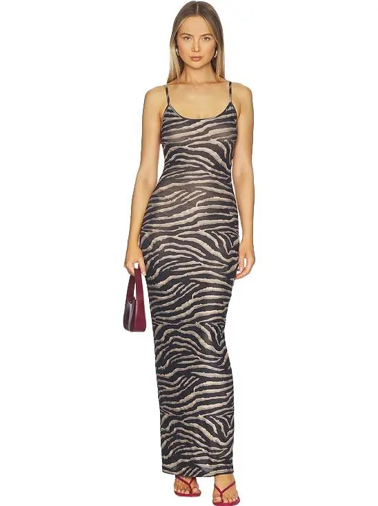 Superdown Jobelle Maxi Dress - Zebra