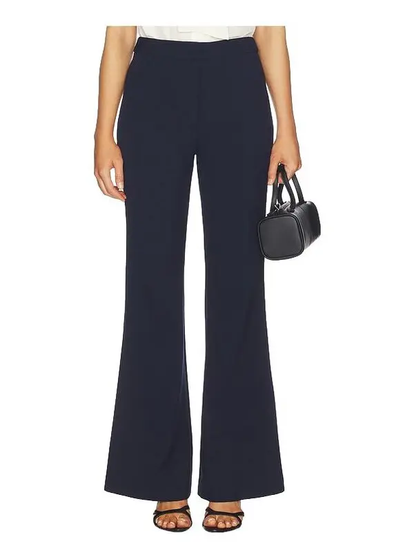 Veronica Beard Arden Wide Leg Pant - Navy