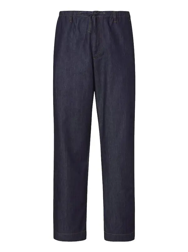 Dries Van Noten Straight Jeans - Blue