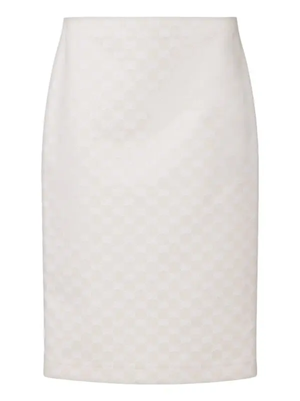 Gucci Gg Midi Skirt - Beige
