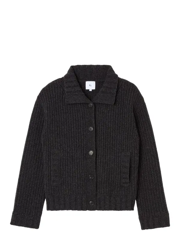 GWYN Drew Cardigan - Black Melange