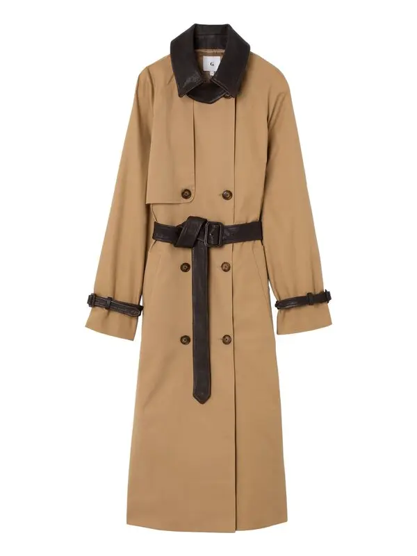 GWYN Sutton Trench Coat - Camel