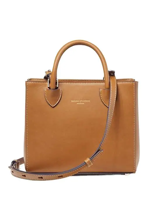 ASPINAL OF LONDON Mini Madison Tote - Tan