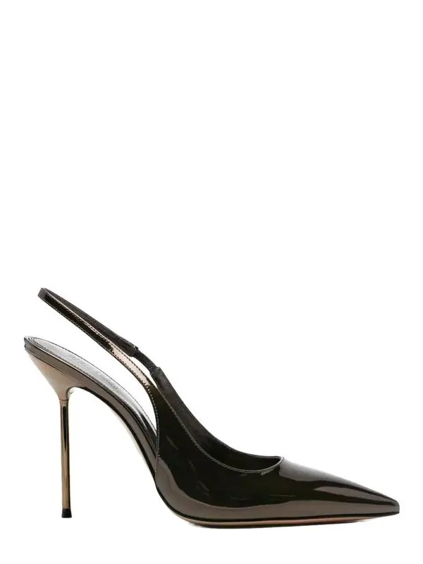 Paris Texas Lidia Slingback Pumps - Brown