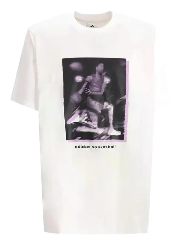 Adidas Slct Gfx Season Printed T-shirt - White