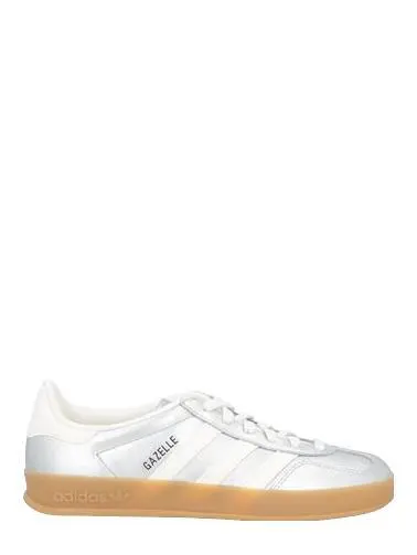 Adidas Originals By Alexander Wang Leather Low-top Sneakers - Silver