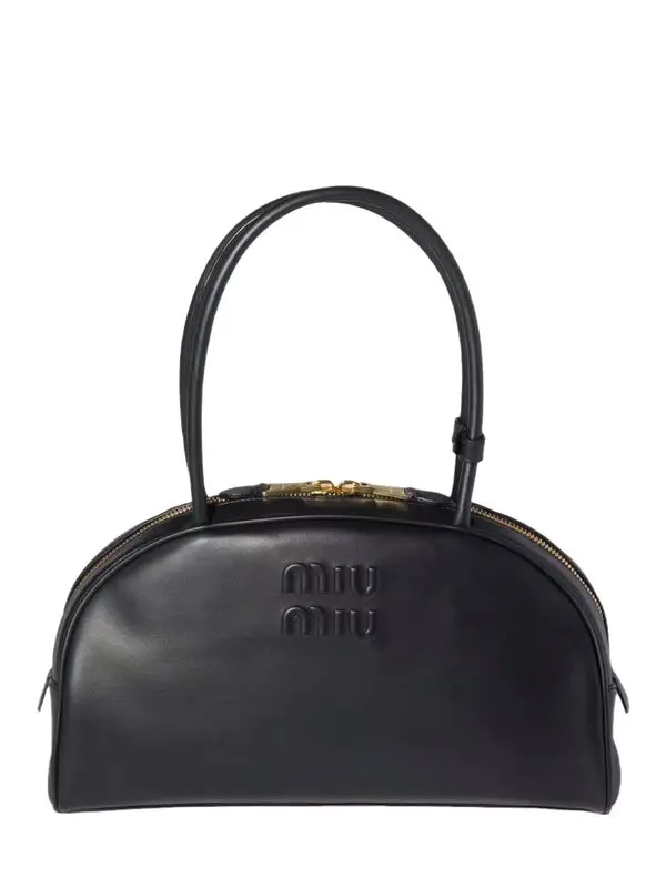 Miu Miu Beau Leather Bag - Black