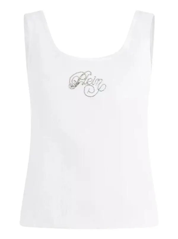 Philipp Plein Open-back Tank Top - White