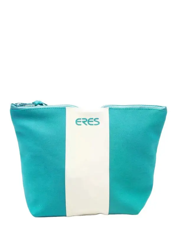 ERES Stripe Zip Pouch - Blue