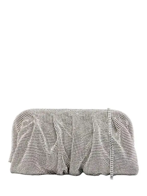 Benedetta Bruzziches Crystal-embellished Clutch - Silver