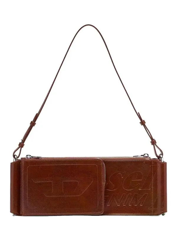 DIESEL Flag-d Shoulder Bag - Brown