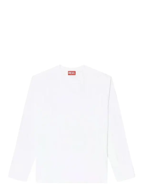 DIESEL Kristian Long-sleeved T-shirt - White