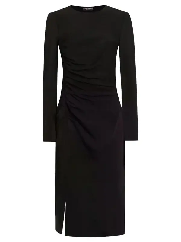 Dolce & Gabbana Structured Cady Dress - Black