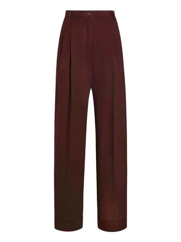 Dolce & Gabbana Cashmere Trousers - Red