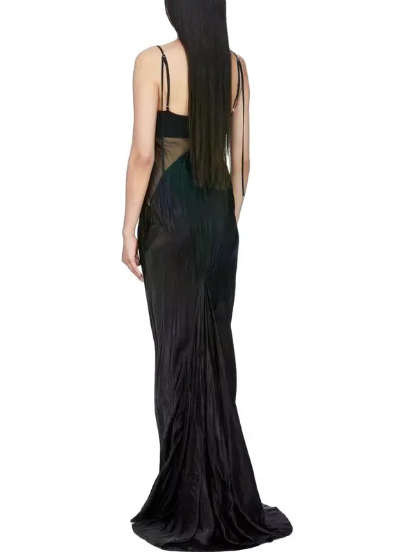 Rick Owens Square-neck Sleeveless Maxi Dress - Black