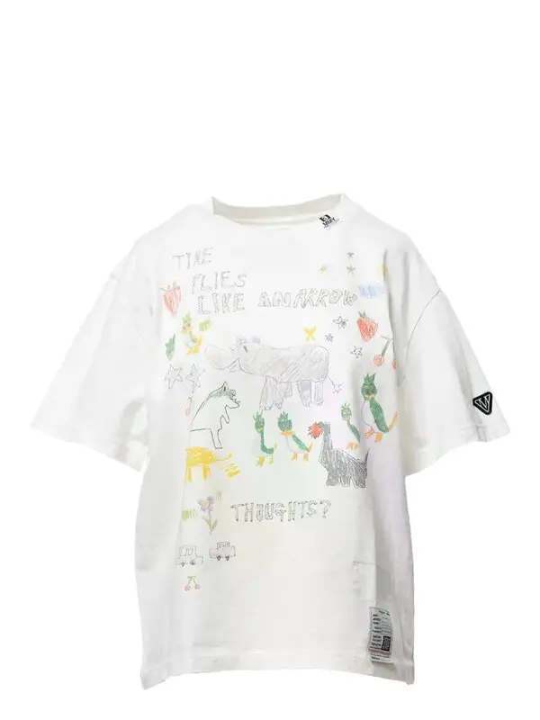 Mihara Yasuhiro Illustration-print T-shirt - White