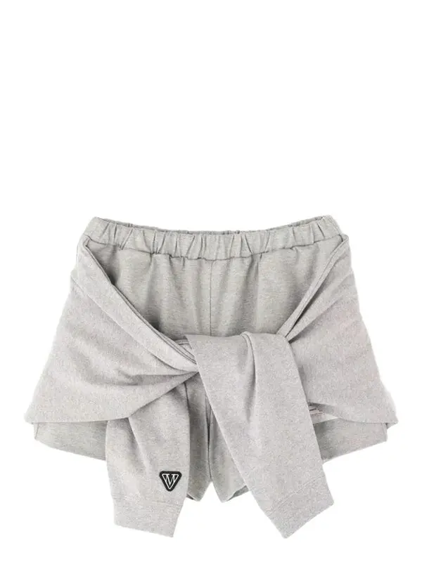 Mihara Yasuhiro Tie-fastening Shorts - Grey