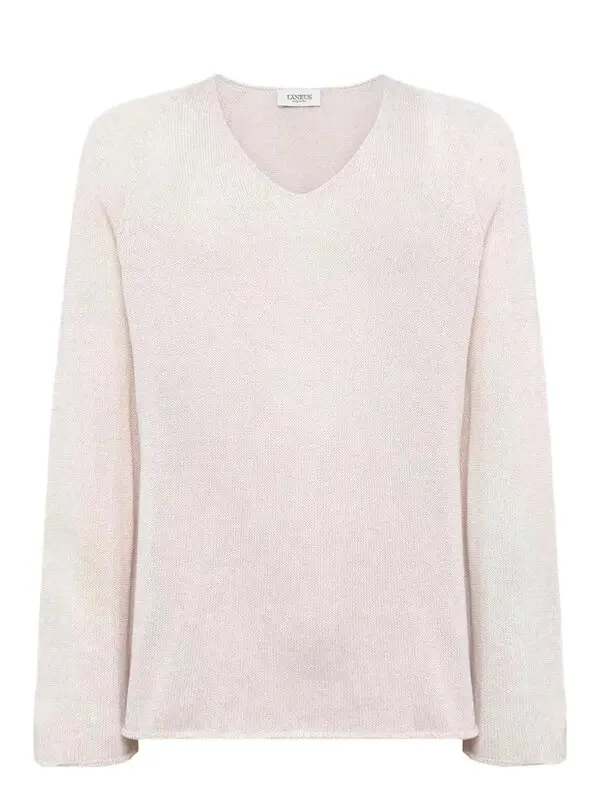 LANEUS V-neck Jumper - Neutrals