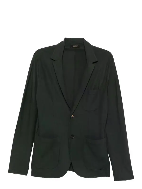 ZANONE Single-breasted Blazer - Green