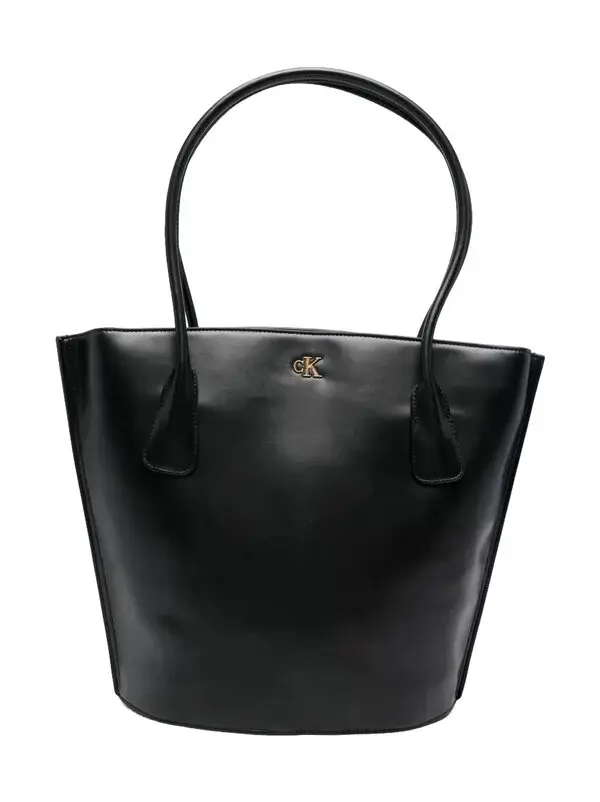 Calvin Klein Logo-detail Tote Bag - Black