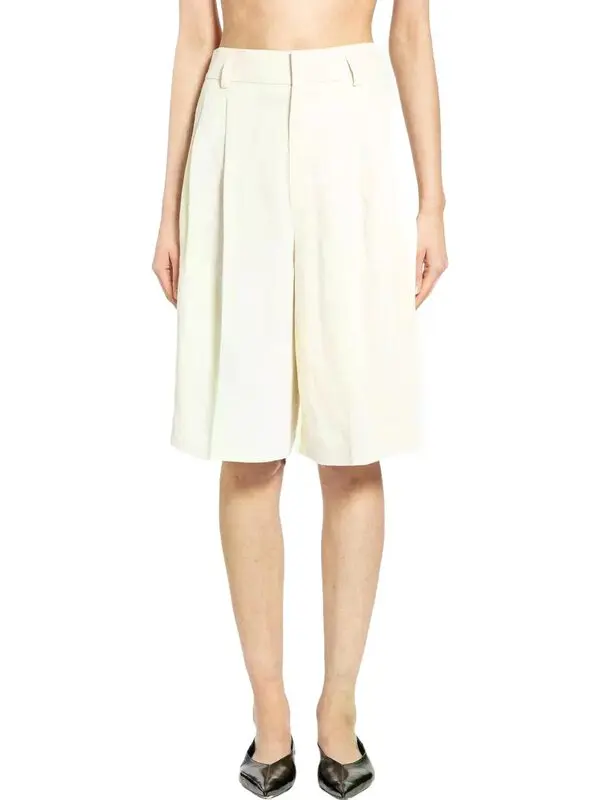 PETAR PETROV Pleated Tailored Shorts - Neutrals