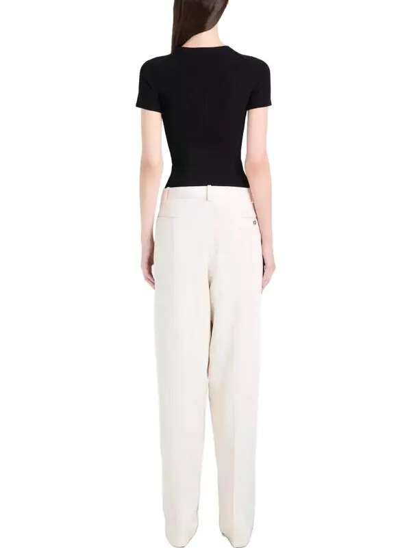 Proenza Schouler Ribbed Knit T-shirt - Black