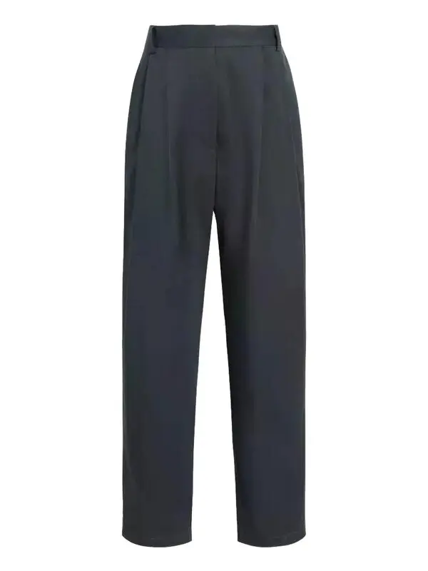 Proenza Schouler White Label Taya Pleated Trousers - Black