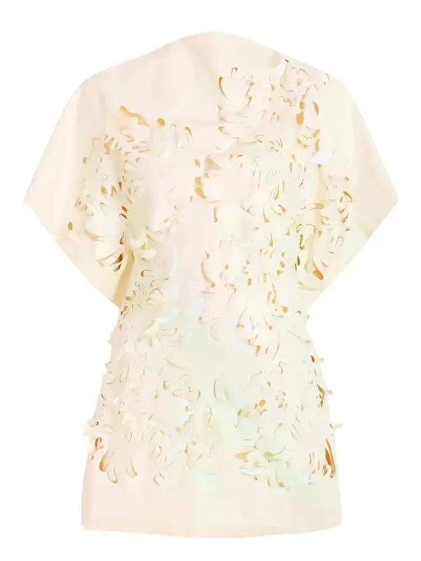 Proenza Schouler Dima Laser-cut Top - Neutrals