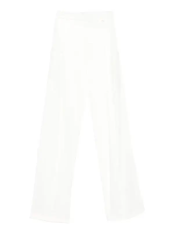 Elisabetta Franchi Flared Trousers - White