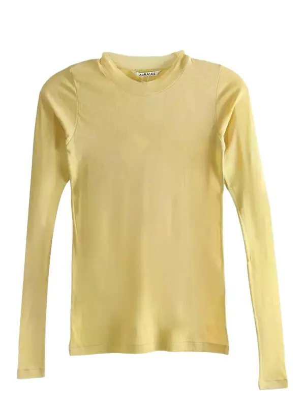 Auralee Long-sleeve T-shirt - Yellow