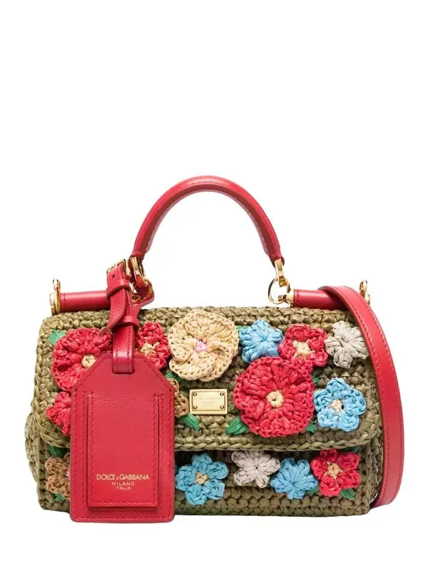 Dolce & Gabbana My Sicily Floral-appliqué Tote Bag - Green