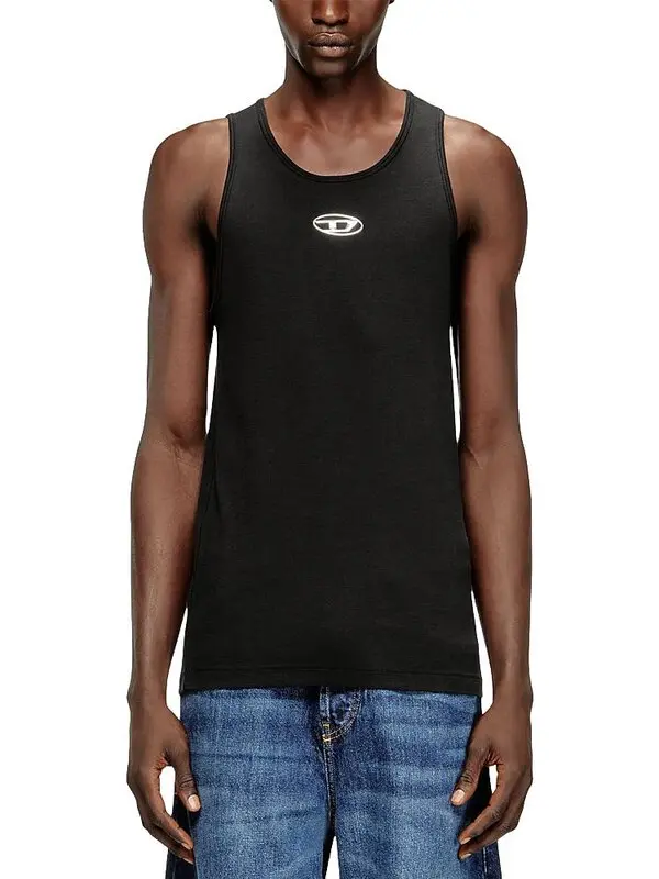 DIESEL® Logo Graphic Tank Top - Black