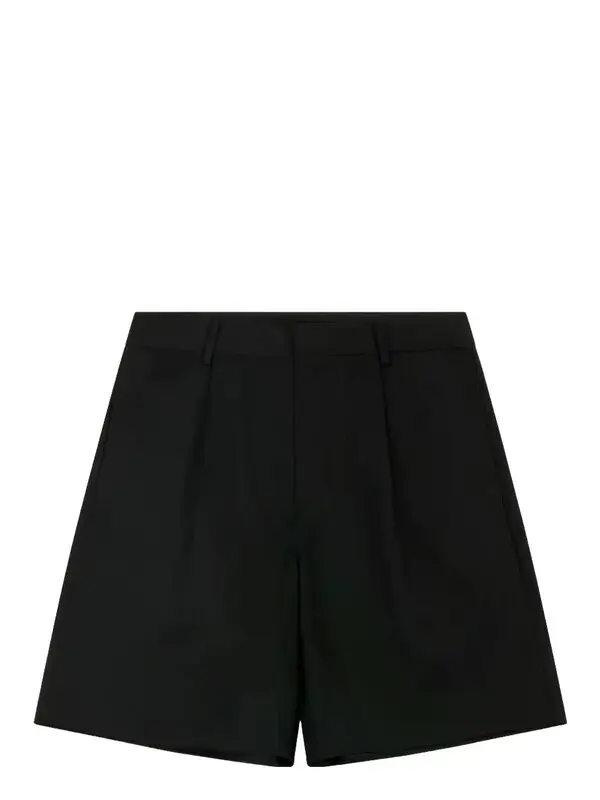 ENTIRE STUDIOS Pleated Tailored Shorts - Black