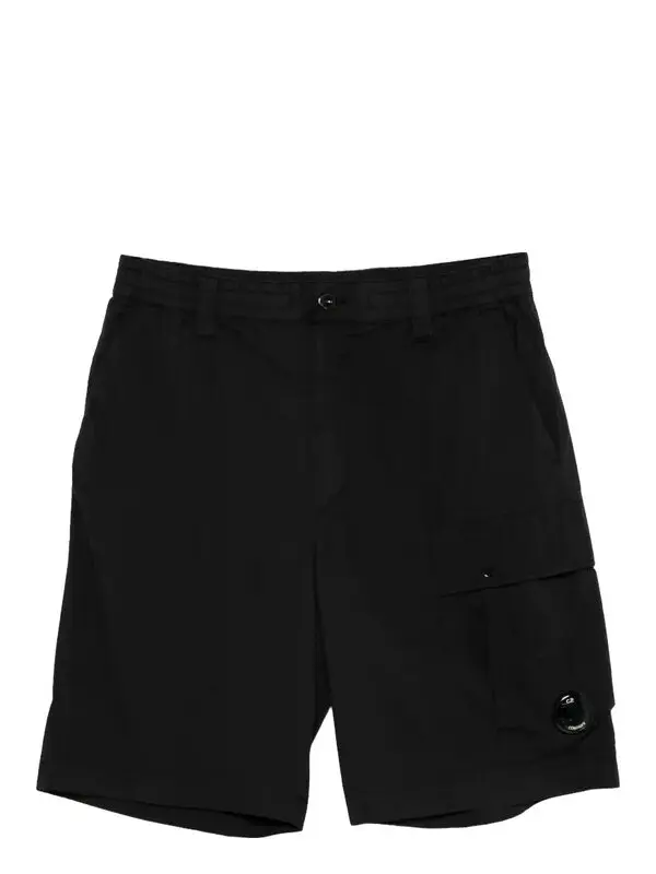 C.P. COMPANY Cargo Pocket Shorts - Black