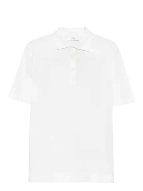 LARDINI Buttoned Polo Shirt - White