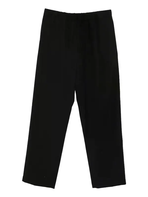 LARDINI Elasticated Trousers - Black