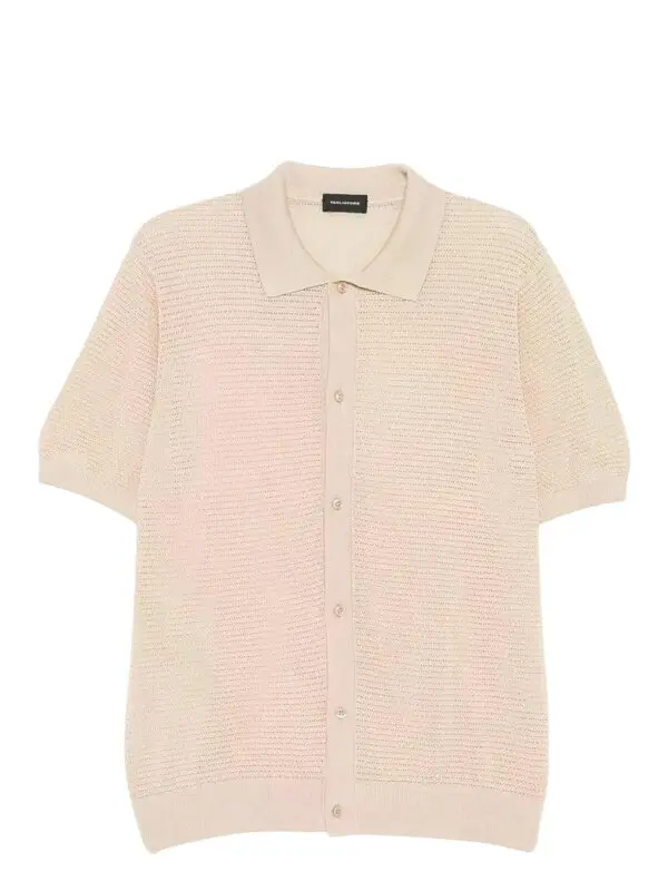 Tagliatore Collared Buttoned Polo Shirt - Neutrals