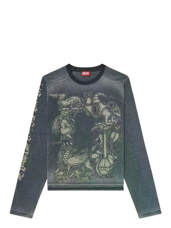 DIESEL® T-jori-a T-shirt - Black