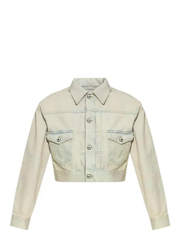 VIVIENNE WESTWOOD Buttoned Cropped Jacket - Blue