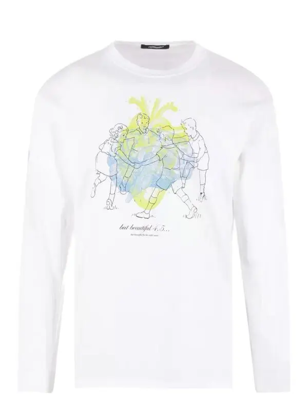 UNDERCOVERISM Graphic-print Long-sleeve T-shirt - White
