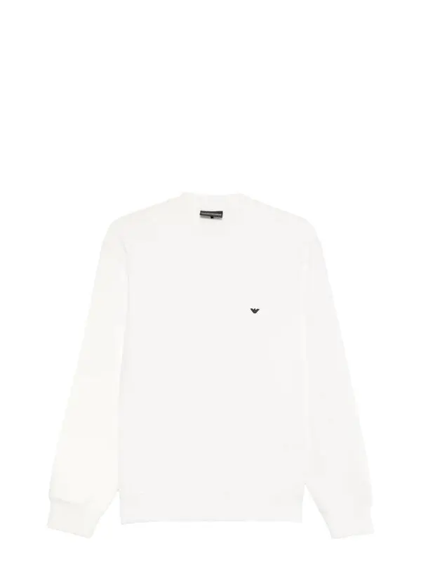 Emporio Armani Logo Detail Sweatshirt - Neutrals