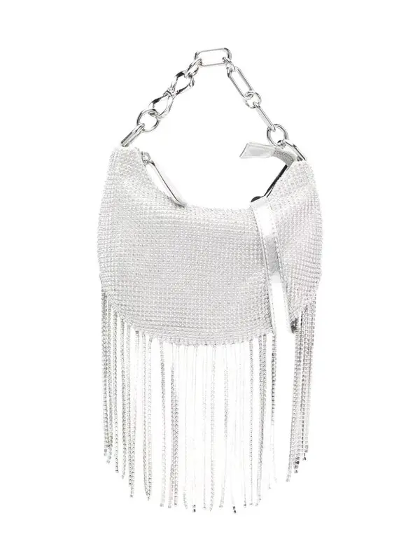 TWINSET Mini Bag With Fringe - Silver