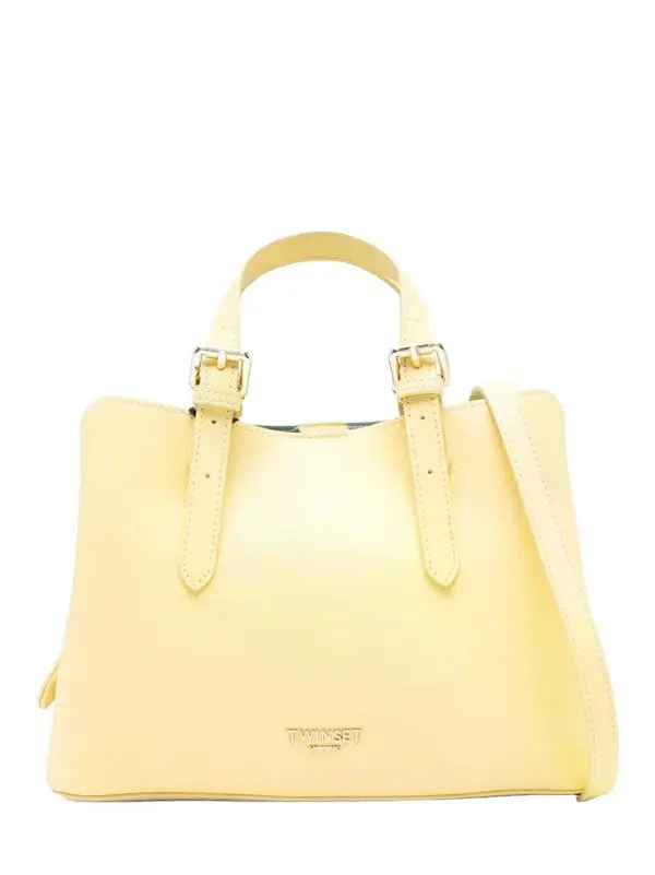 TWINSET Buckle-detail Tote Bag - Yellow