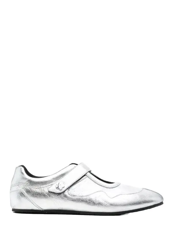 Cecilie Bahnsen Cosmo Leather Sneakers - Silver