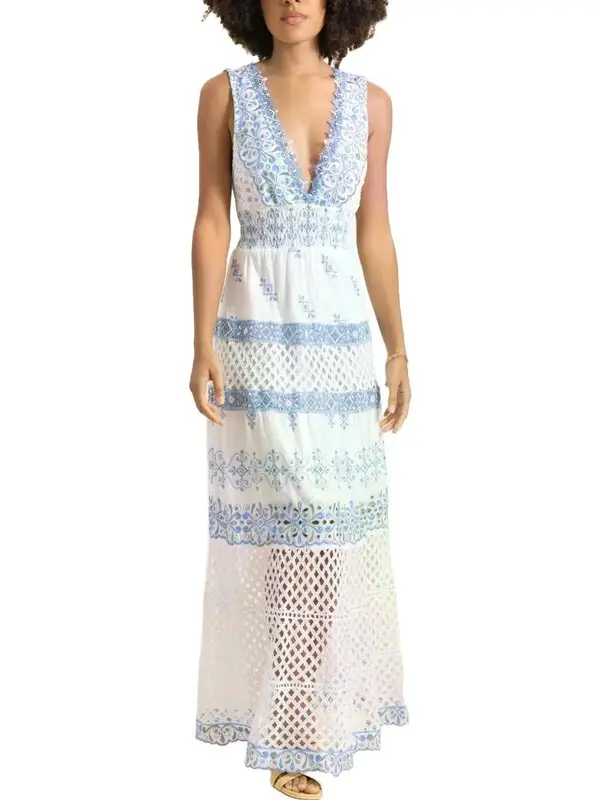 Temptation Positano Meringa Maxi Dress - White