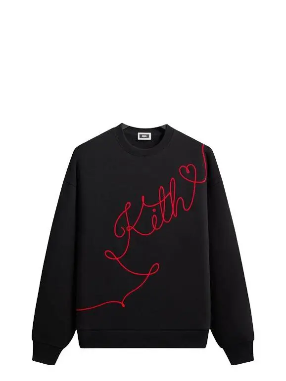Kith Thread Of Fate Nelson Crewneck Sweatshirt - Black